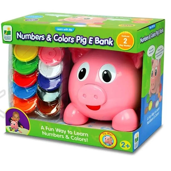 The Learning Journey | Toys | Numbers Colors Pig E Bank Toy Counting ...